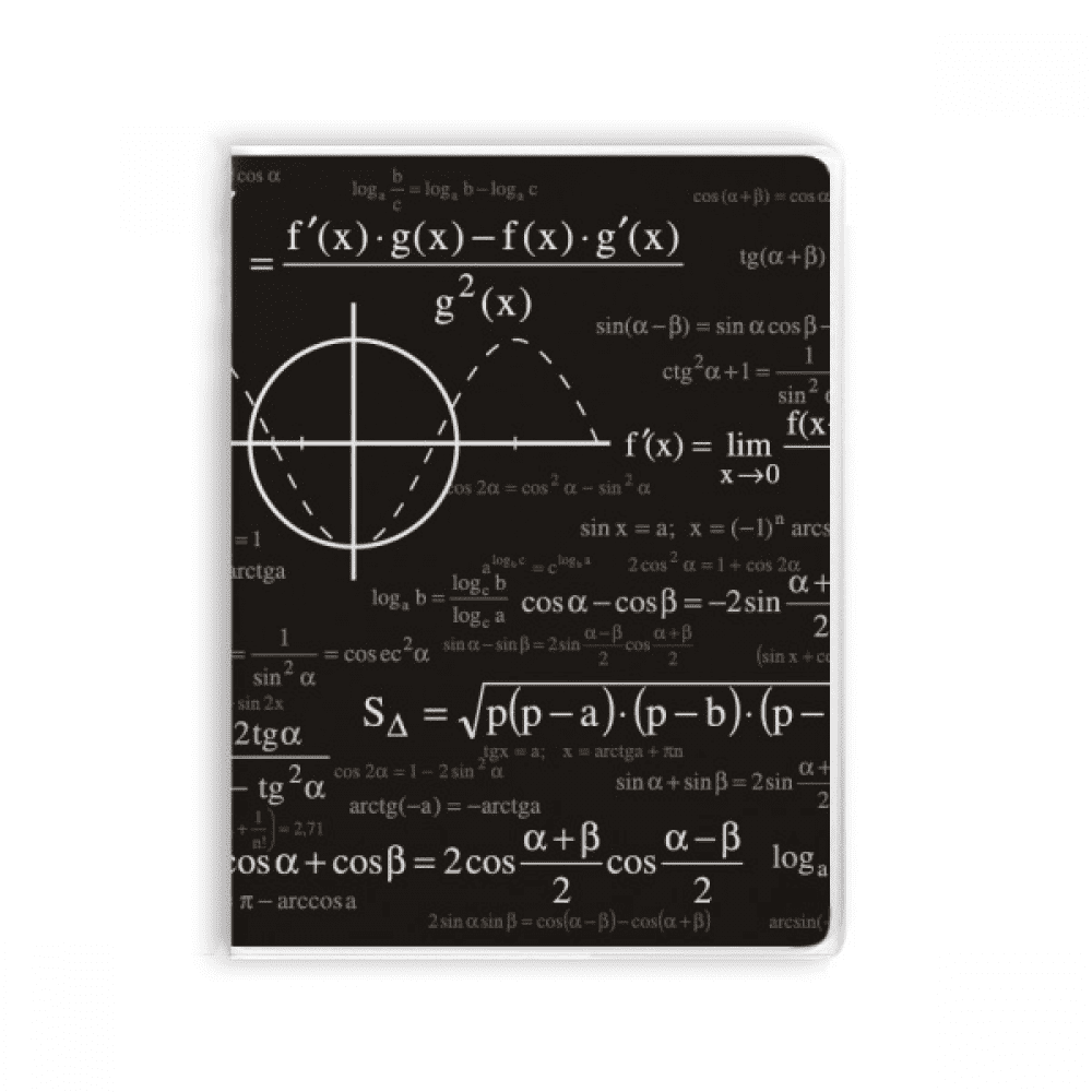 Curve Graphs Mathematical Formula Calculations Notebook Gum Cover Diary ...