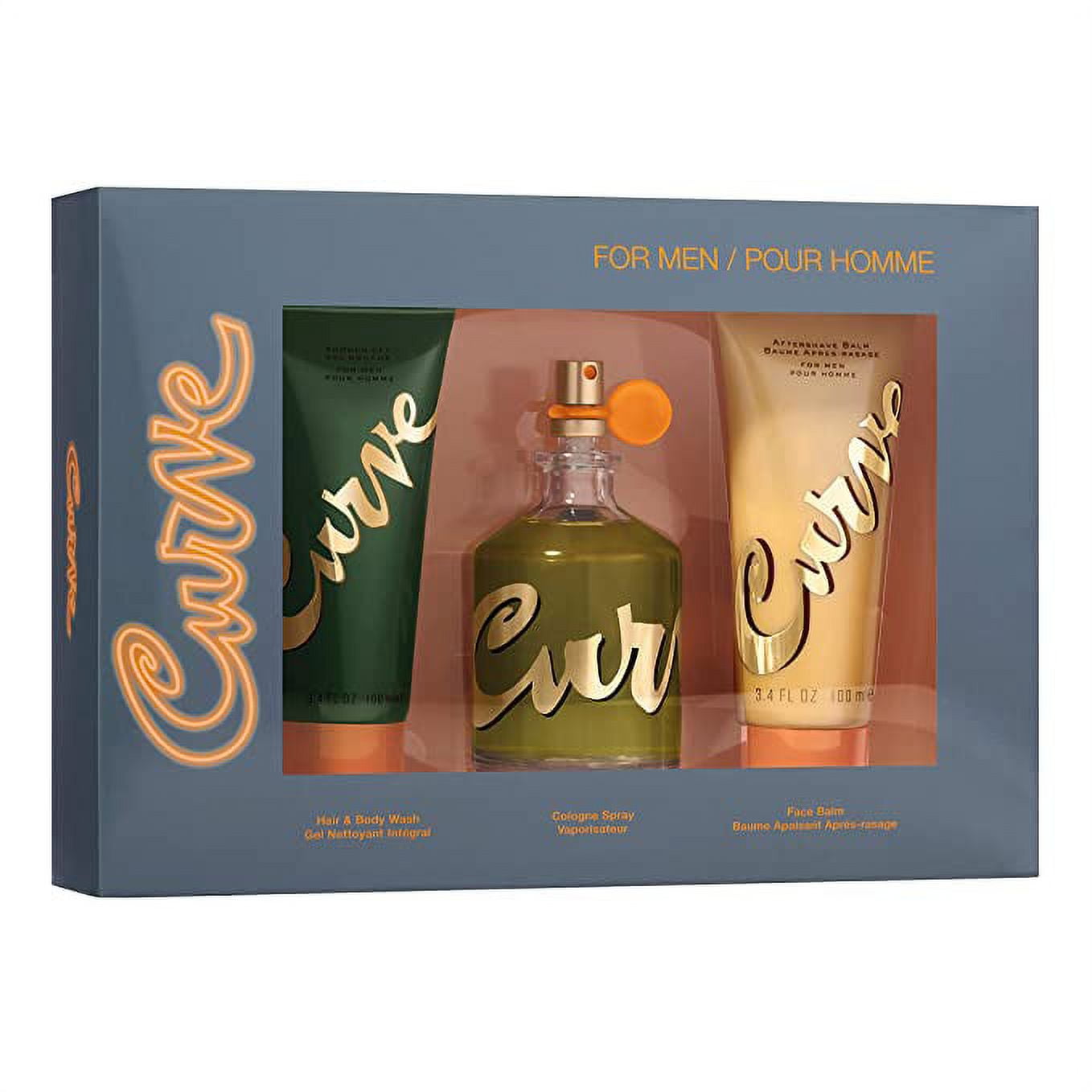 Curve by Liz Claibrone, 3 Piece Gift Set for Men with 4.2 oz - Walmart.com