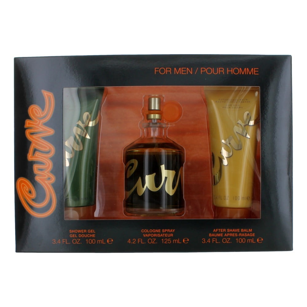 Curve by Liz Claibrone, 3 Piece Gift Set for Men with 4.2 oz - Walmart.com
