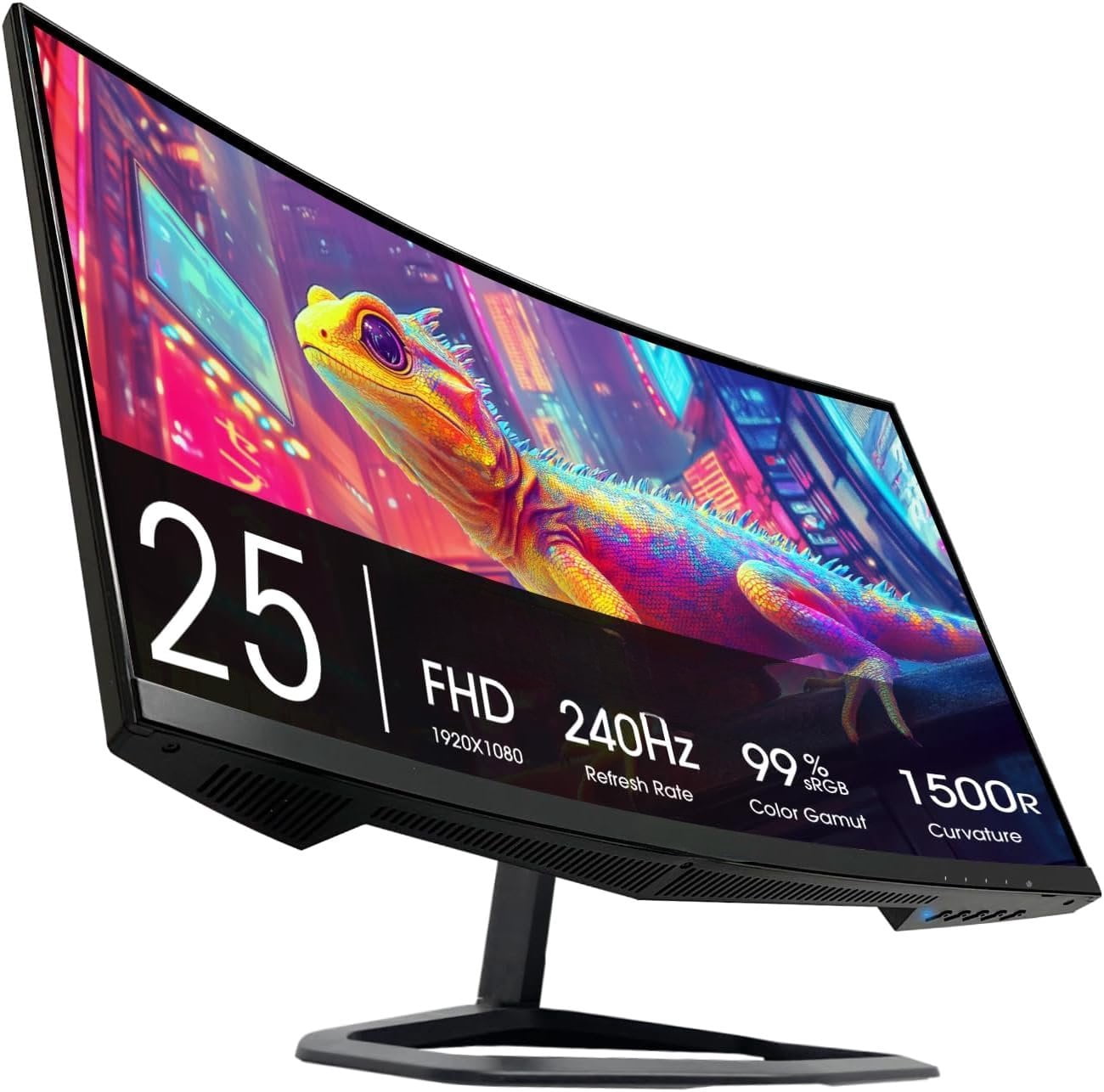 Curved 24.5-inch Gaming up to 240Hz 1080p R1500 1ms DisplayPort x2 x2 ...