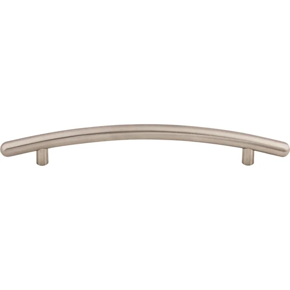 Curved 6 5/16" Center To Center Bar Pull Brushed Satin Nickel - Walmart.com