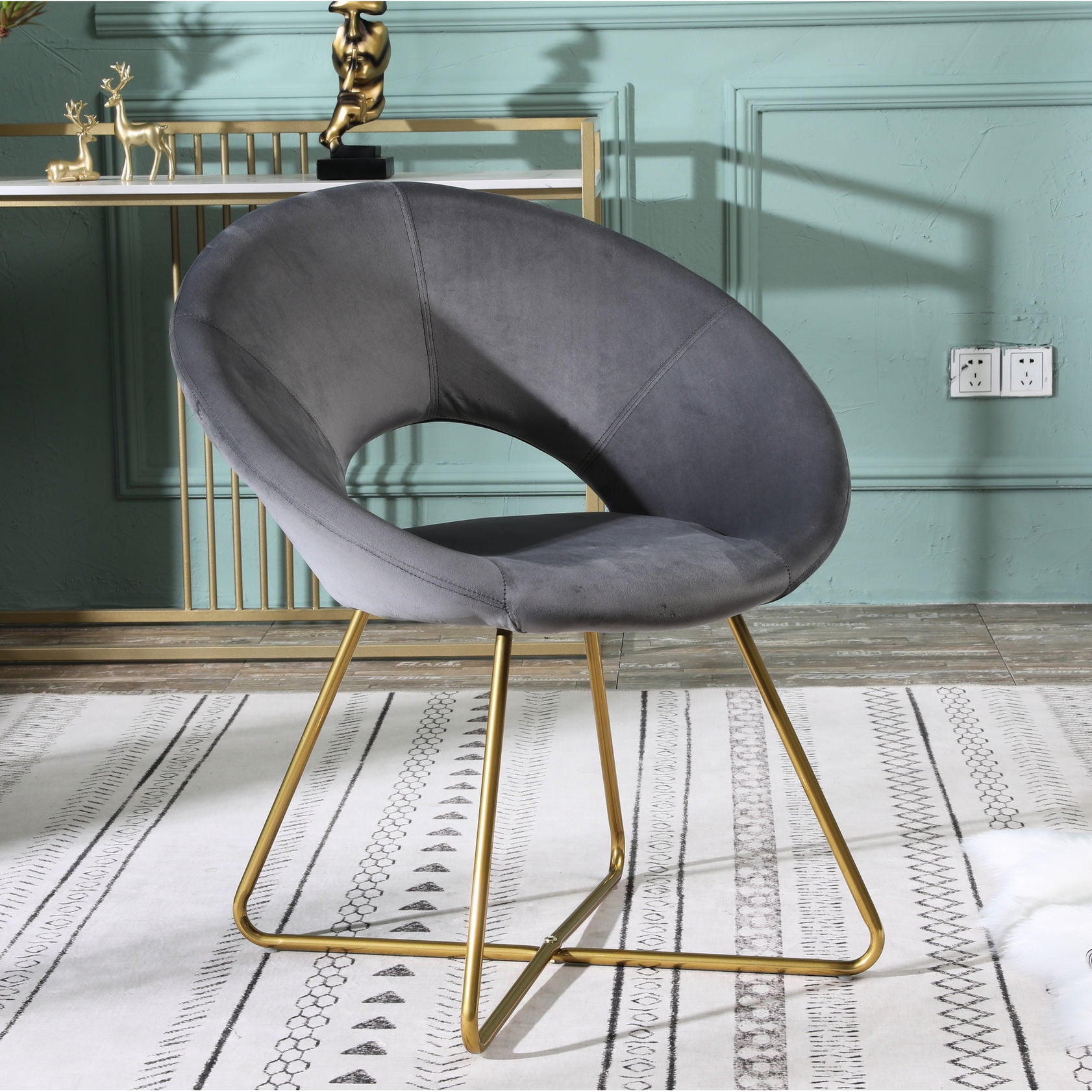 Curved Chair Back Design | Perfect for Long - Time Sitting | Provides ...