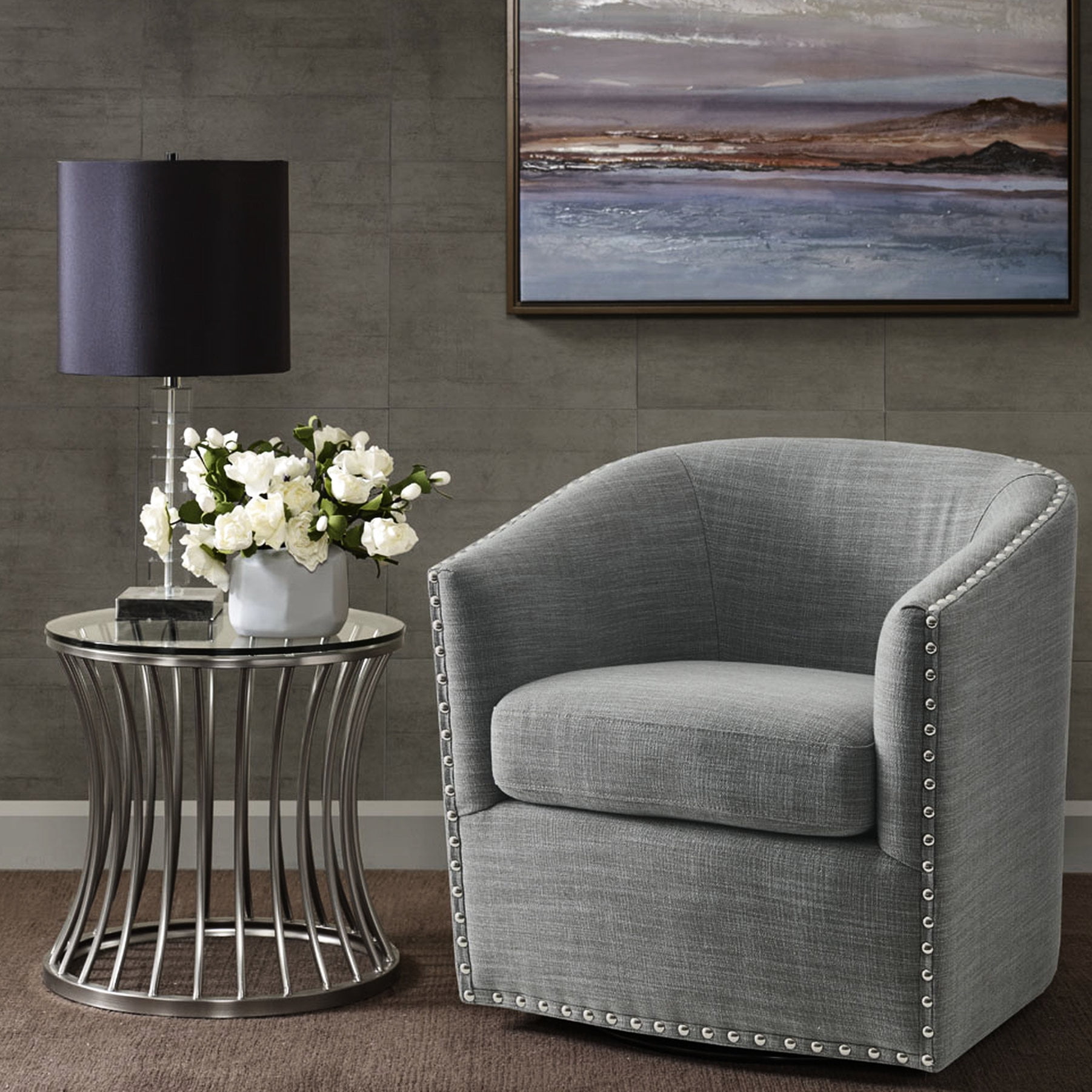 Curved Chair Design + 360 - Degree Swivel" - "Unique Seating in Home ...