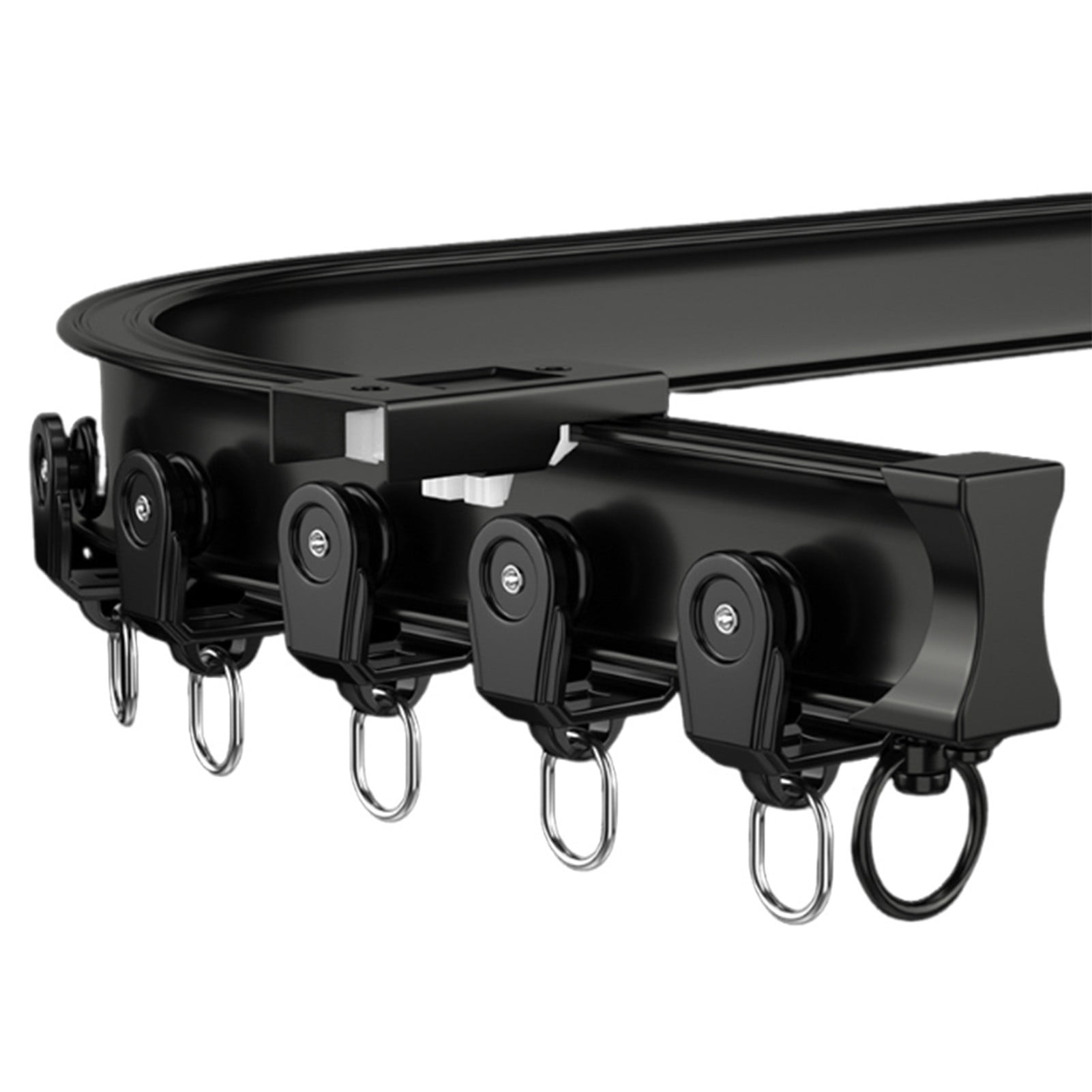 Curved Curtain Track,Flexible Bendable,Aluminum Ceiling Rail,Mute ...
