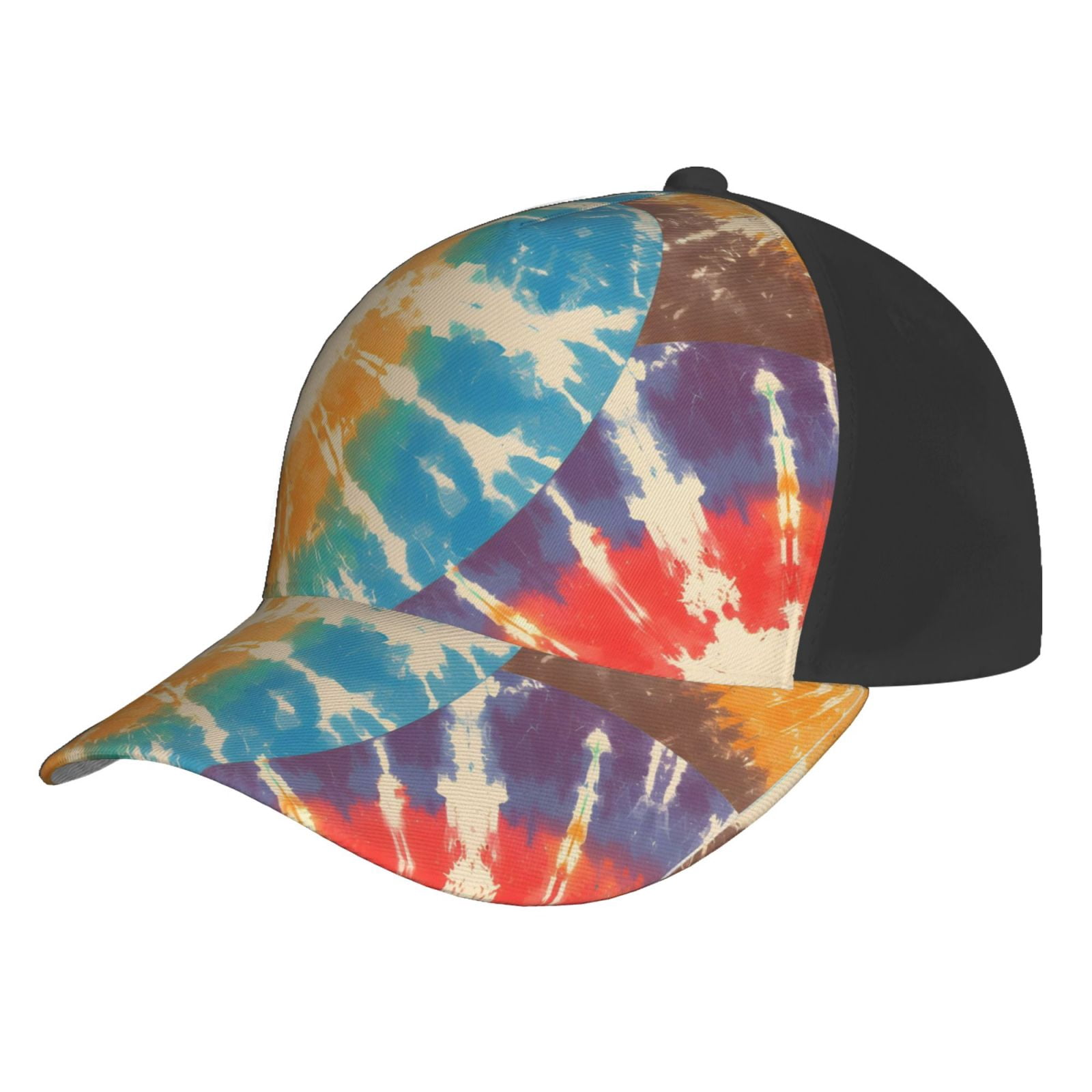 Curved Design Along The Top Of The Baseball Cap Reinforced Adjustable ...