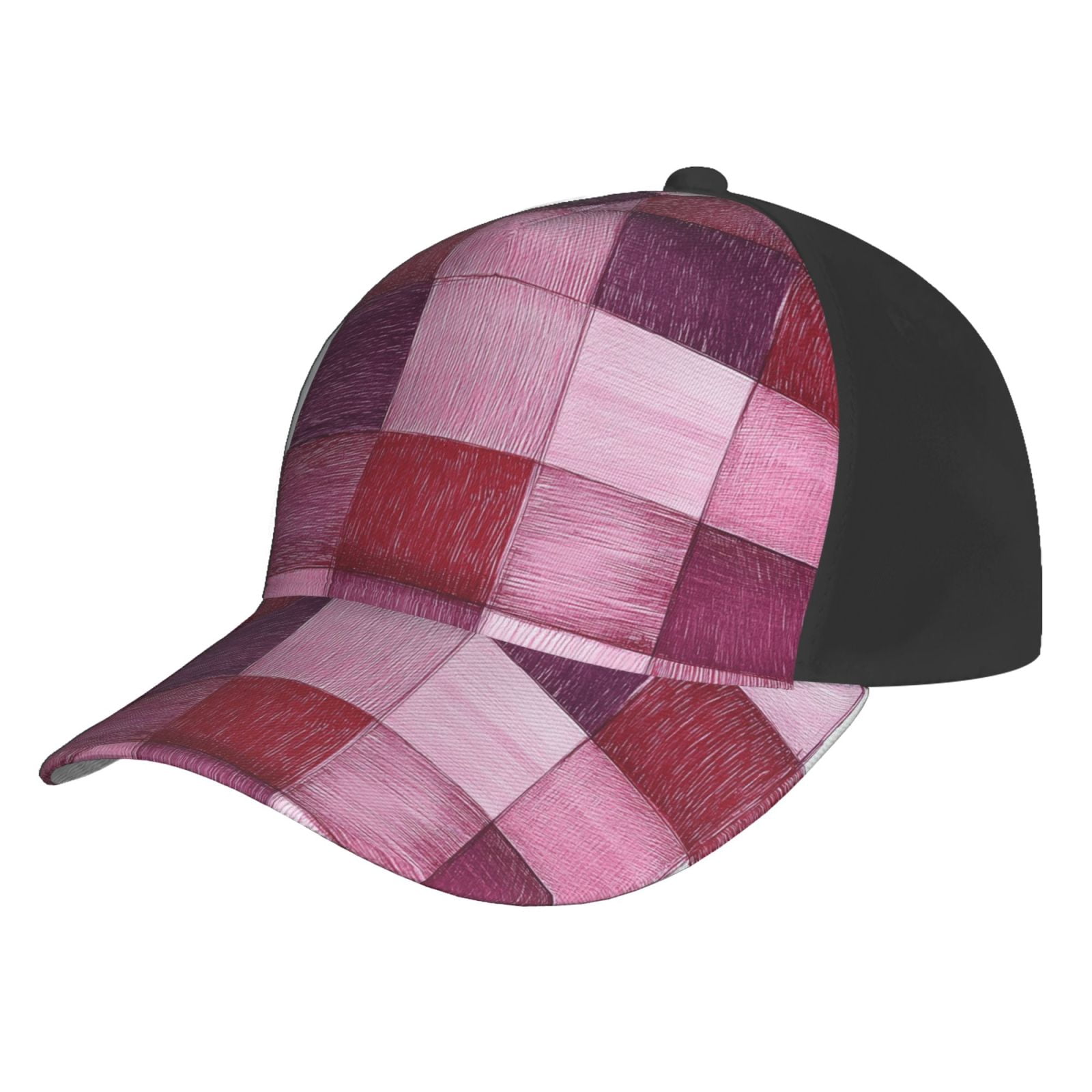 Curved Design Along The Top Of The Baseball Cap Reinforced Adjustable ...