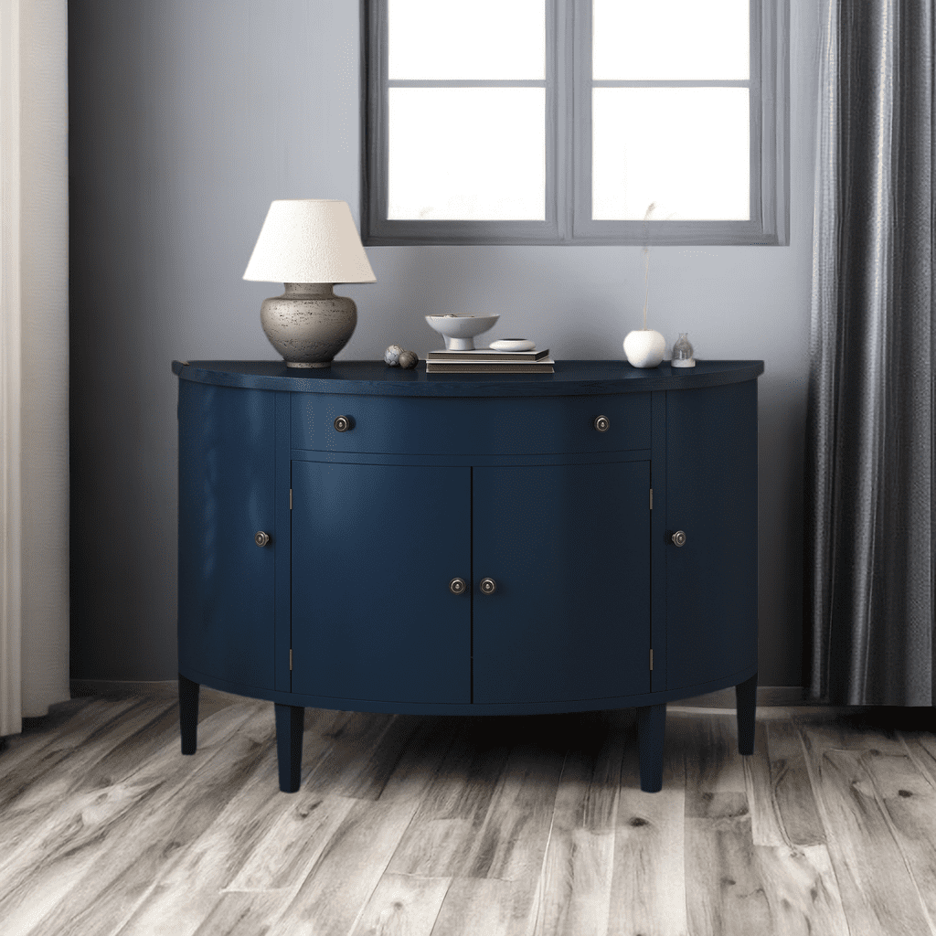 Curved Design Storage Cabinet, Made of Fraxinus Mandschuric Solid Wood ...
