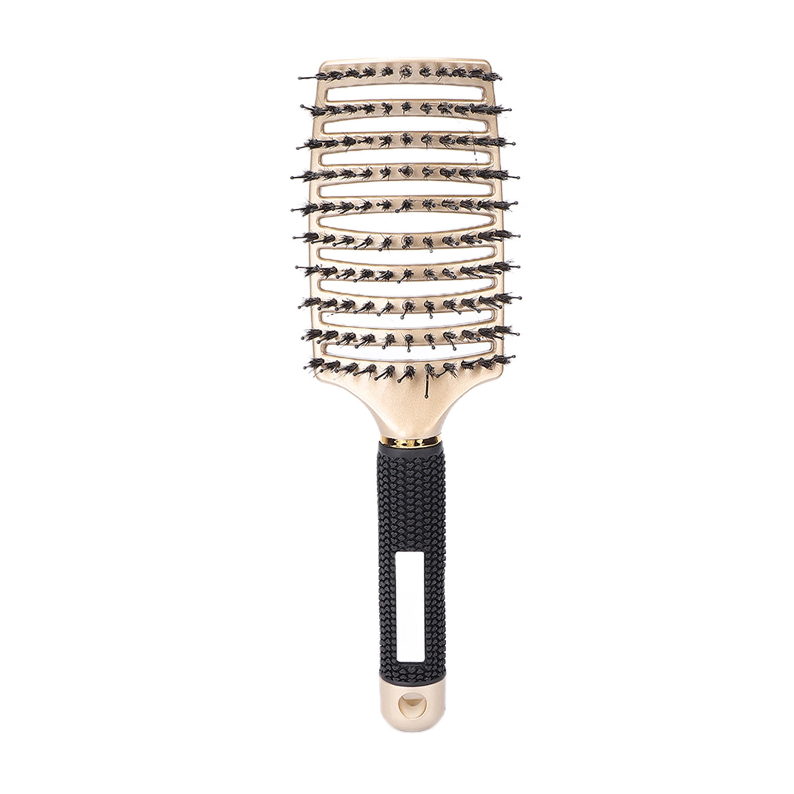 Curved Detangler Brush, Non Slip Handle Detangling Hair Brush Soft ...