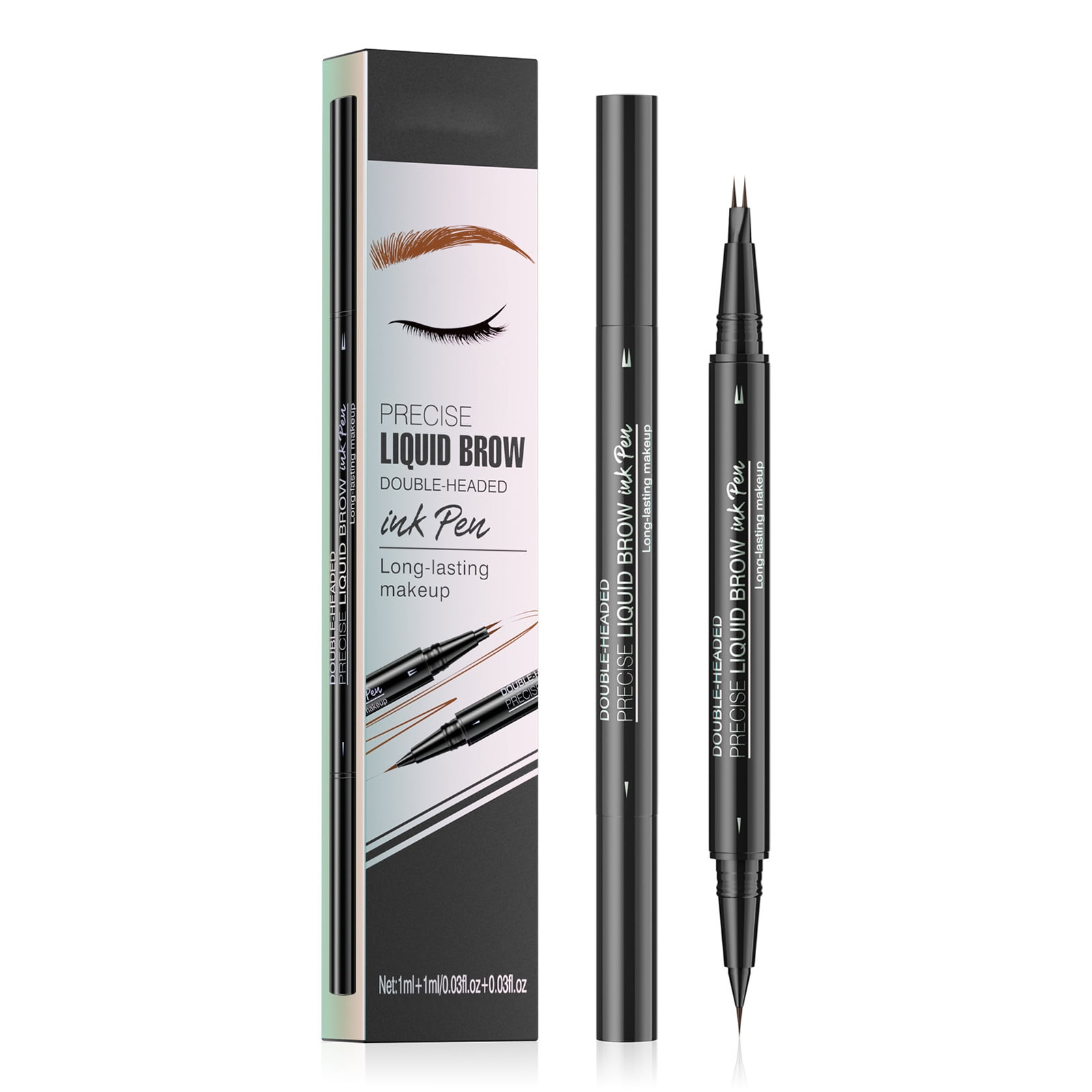 Curved Eyebrow Pencil Eyebrow Pencil 2 In 1 Eyebrow Pen Ended Microblading Eyebrow Pen With ...