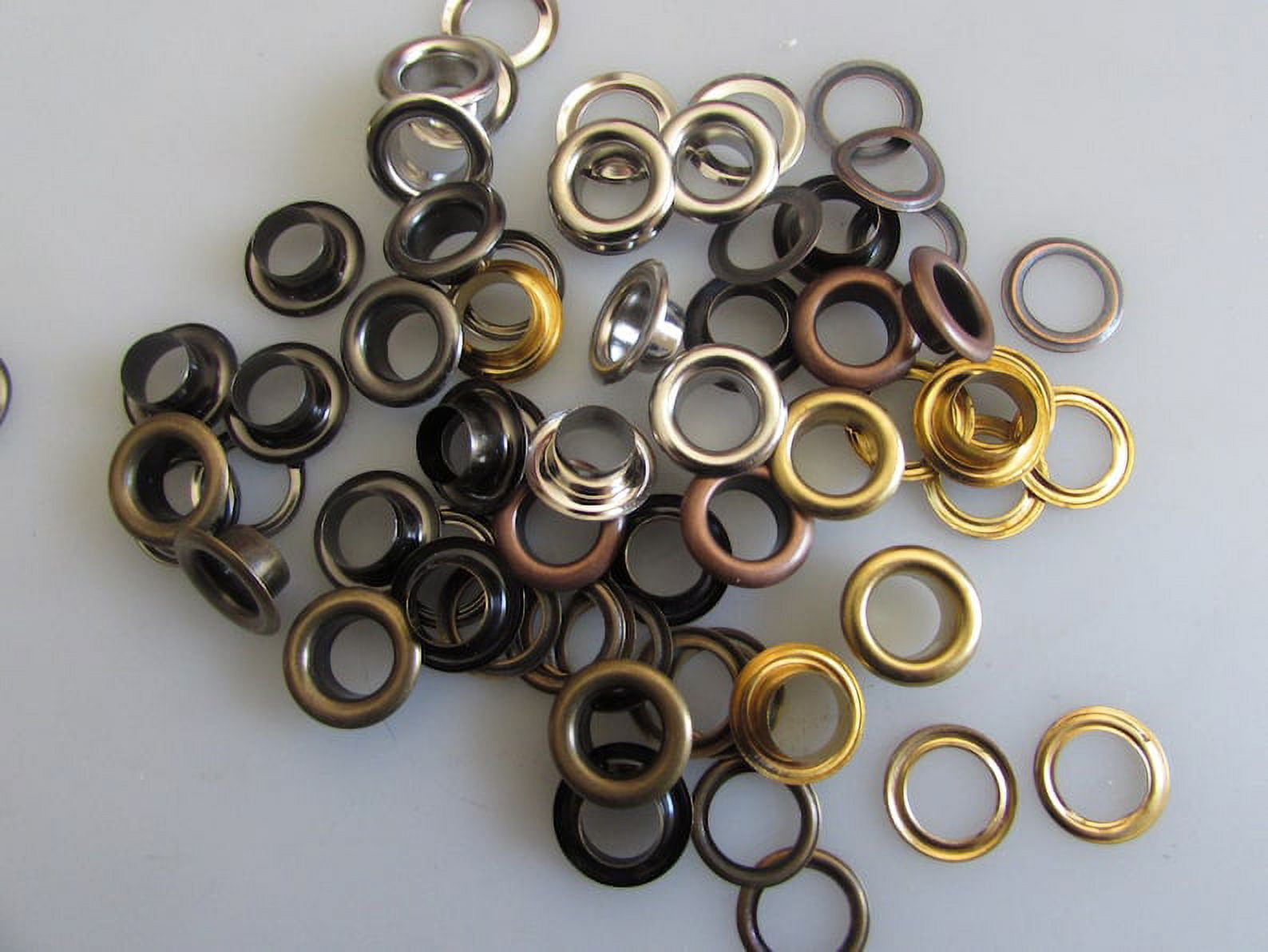 Curved Eyelets 3MM 5MM 6MM 8MM 10MM 12MM 14MM - 2 Part - Qty. 50/100 ...