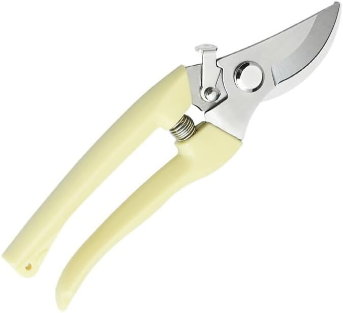 Curved Gardening Scissors with Sharp Stainless Steel Blades Garden ...