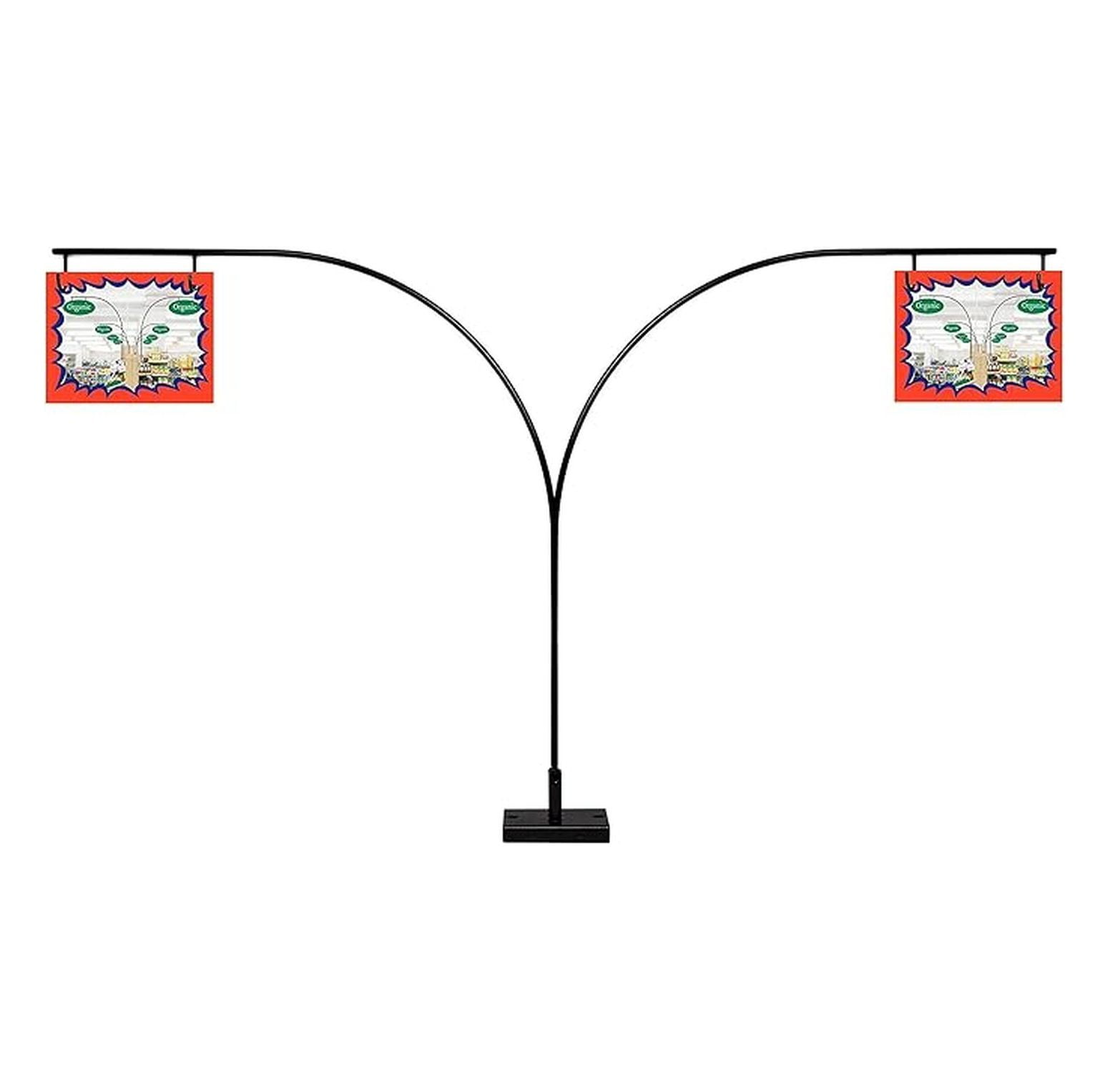 Curved Gondola Shelf Double Side Magnetic Store Aisle Sign Holder ...