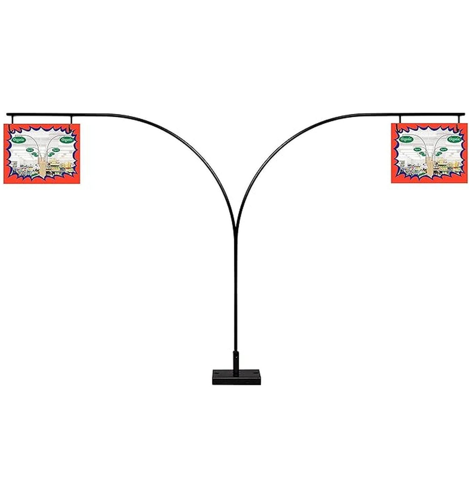 Curved Gondola Shelf Double Side Magnetic Store Aisle Sign Holder ...