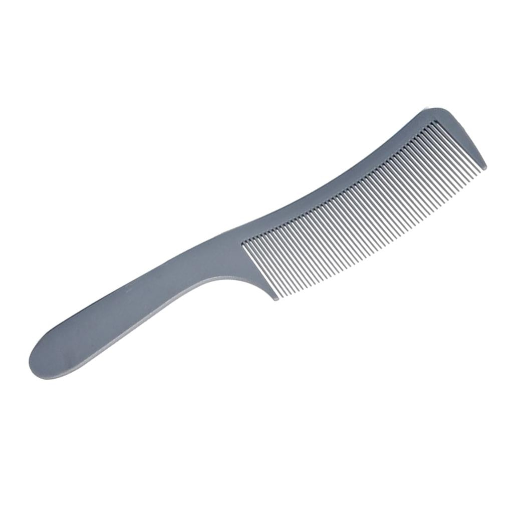 Curved Hair Comb, Flat Haircut Comb for Men' Barber Stylists - Gray ...