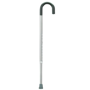 Curved handle adjustable aluminum cane, 6ea HSA/FSA Eligible - Walmart.com