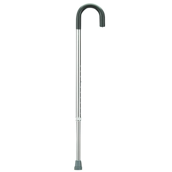 Curved Handle Adjustable Aluminum Cane, 1 EA - Walmart.com