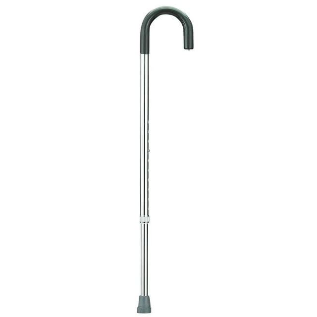 Curved Handle Adjustable Aluminum Cane, 1 EA - Walmart.com
