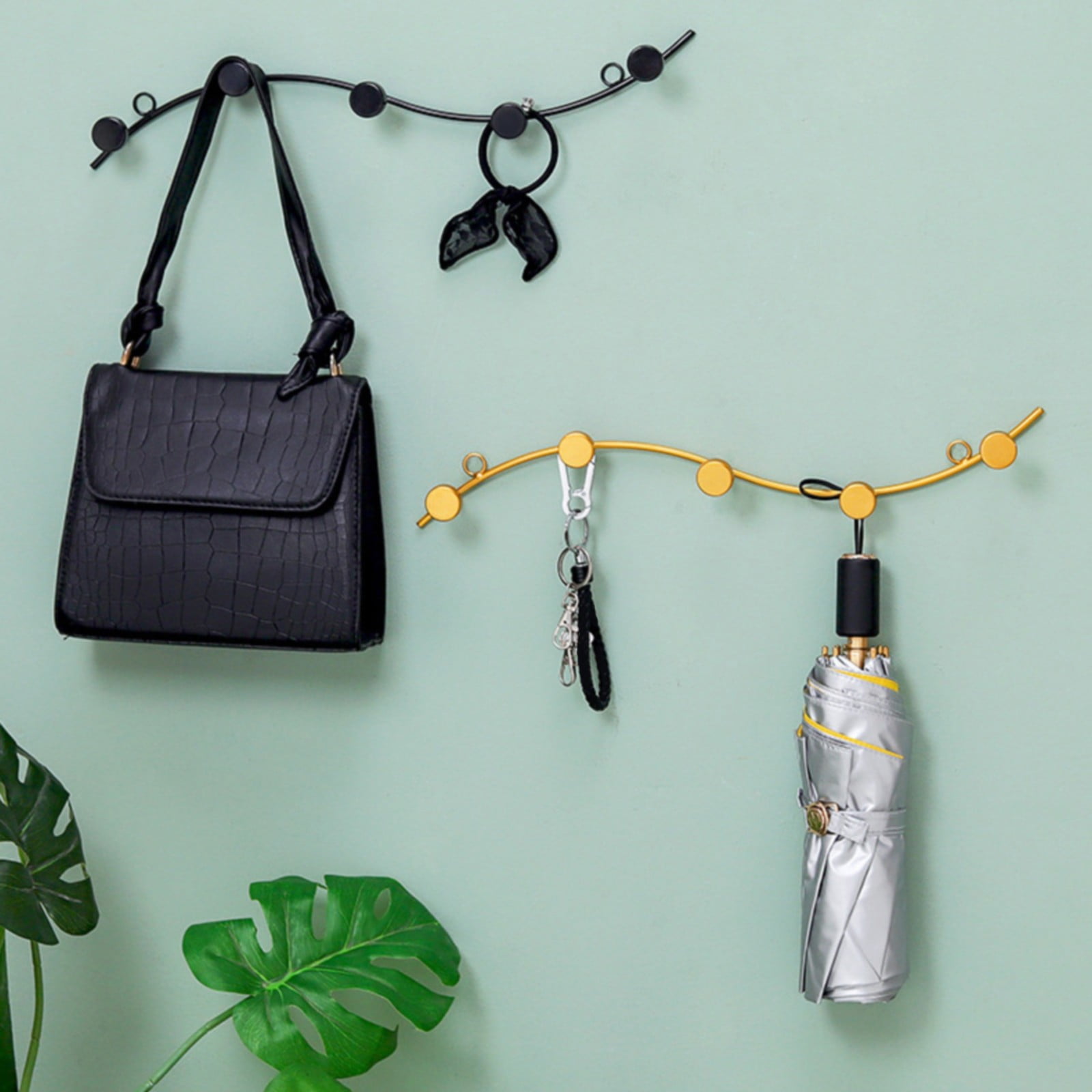 Curved Iron Hook Gold Clearance! Arc Shaped Coat Hooks for Hanging ...