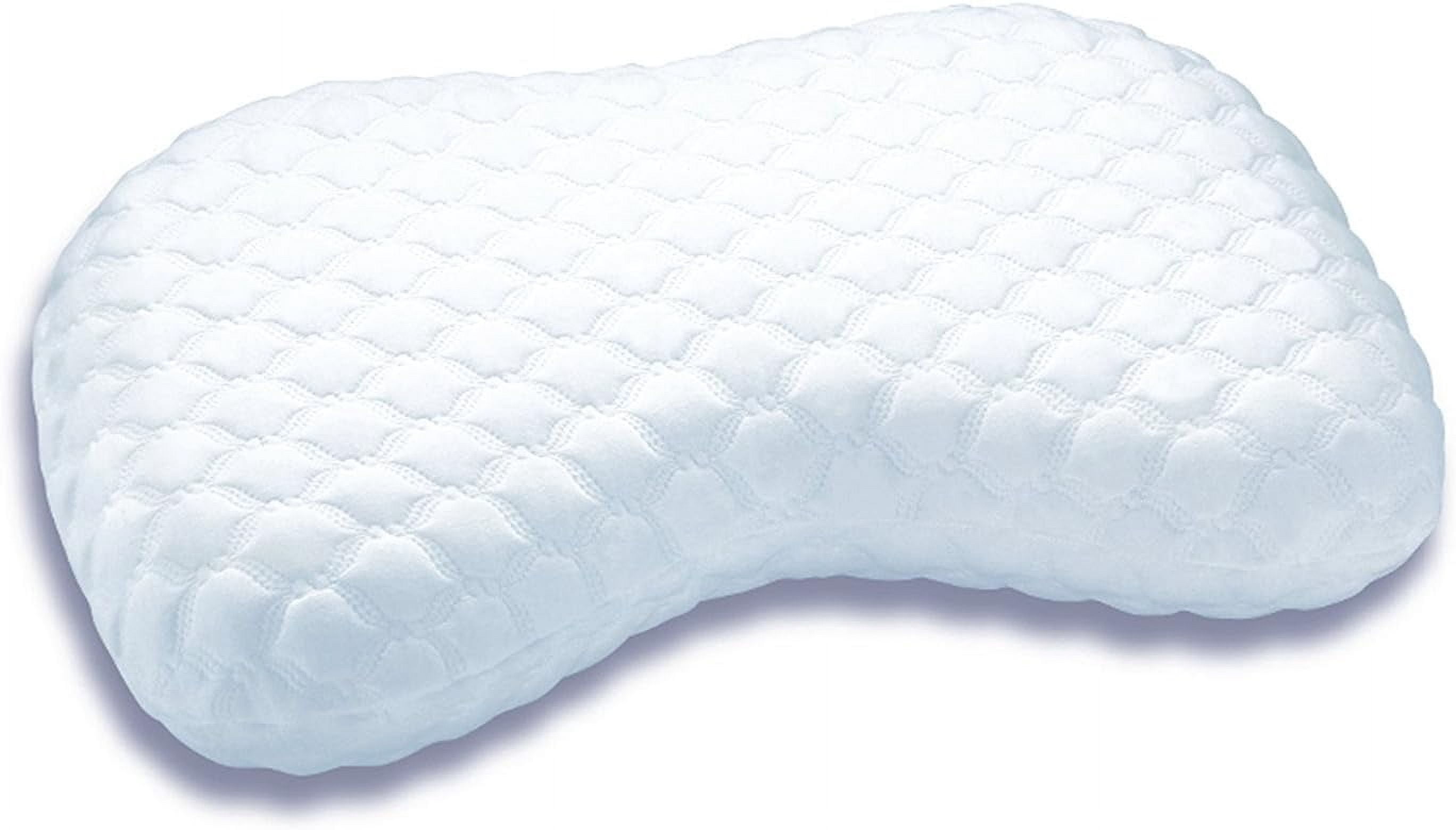 Curved Memory Foam Pillow, Standard Size, Therapeutic for Neck and ...