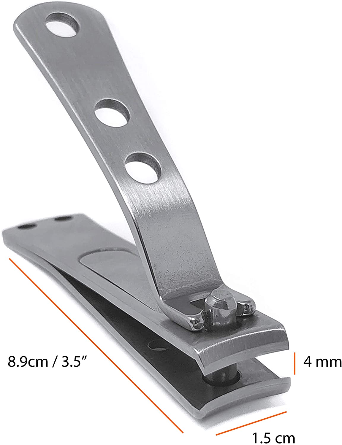 Curved Nail Clippers with Nail File (in Build) - Heavy Duty Stainless ...