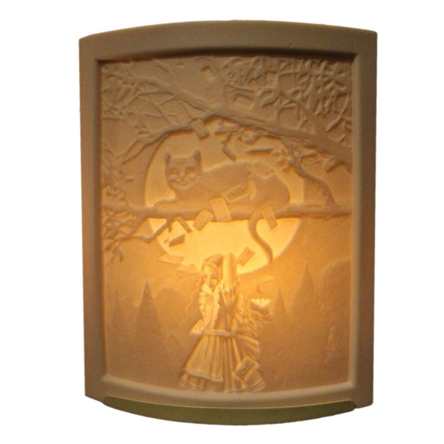 Curved Night Light - Porcelain Lithophane Night Light - Walmart.com