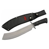 Swiss Tech Machete 18-inch Sawtooth with Titanium-Coated Stainless ...