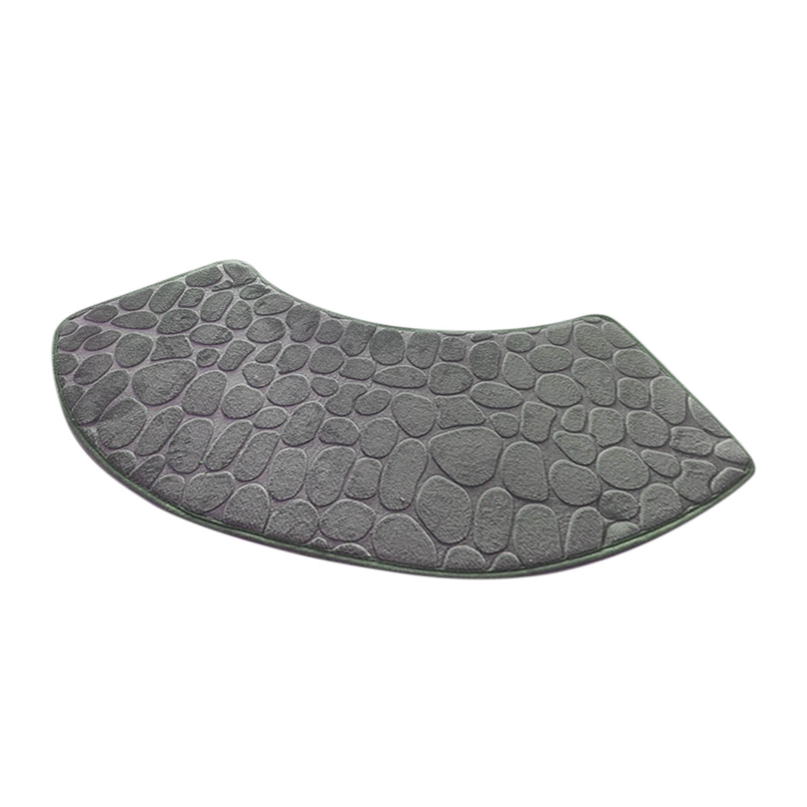 Curved Shower Mat, Non-Slip Quadrant Shower Mat, Super Absorbent Corner ...