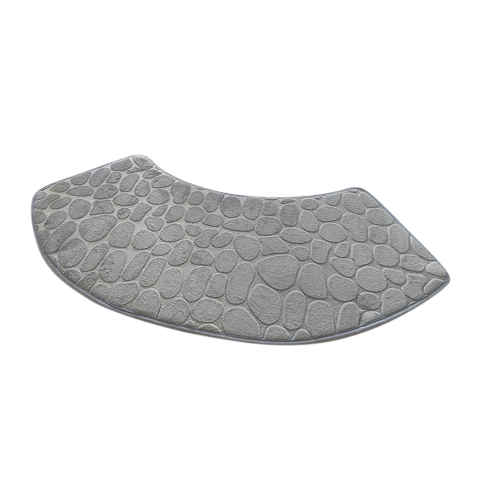 Curved Shower Mat, Non-Slip Quadrant Shower Mat, Super Absorbent Corner ...