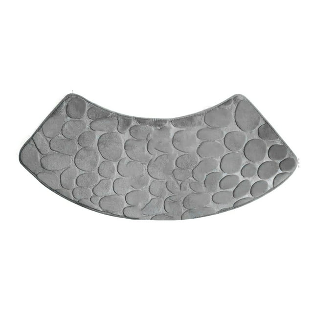 Curved Shower Mat Washable Curved Non Slip Bathroom Anti Slip Mat For ...
