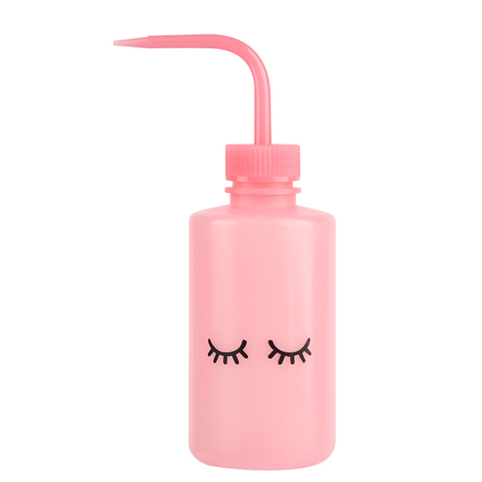 Curved Spout Eyelash Cleansing Bottle Water Squeeze Dropper For Precise ...