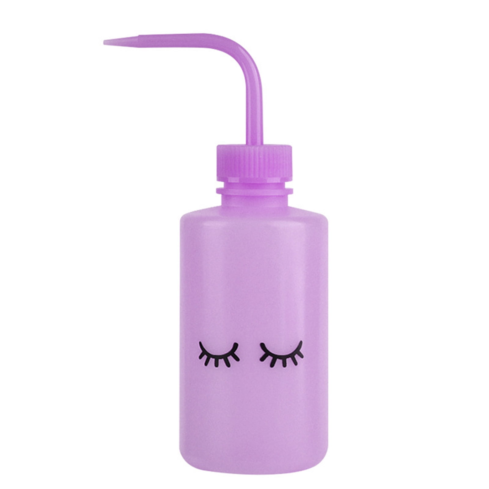 Curved Spout Eyelash Cleansing Bottle Water Squeeze Dropper For Precise ...