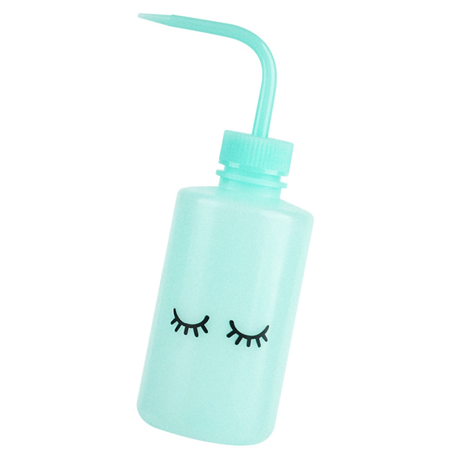 Curved Spout Eyelash Cleansing Bottle Water Squeeze Dropper For Precise ...