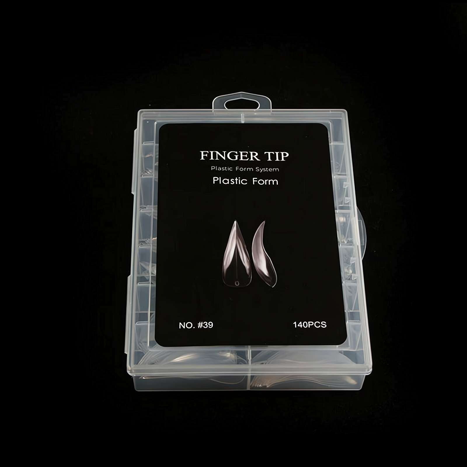 Curved Stiletto Nail Molds Quick Building Gel Full Cover Acrylic Tips ...