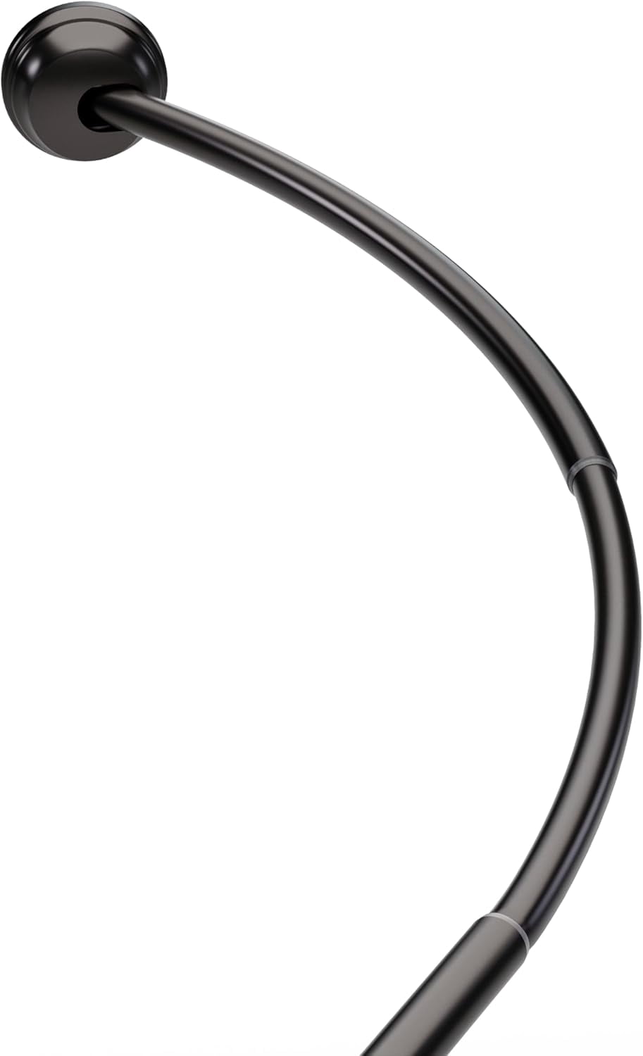 Curved Tension Shower Curtain Rod, Rustproof, Satin Nickel, 50 to 72 ...