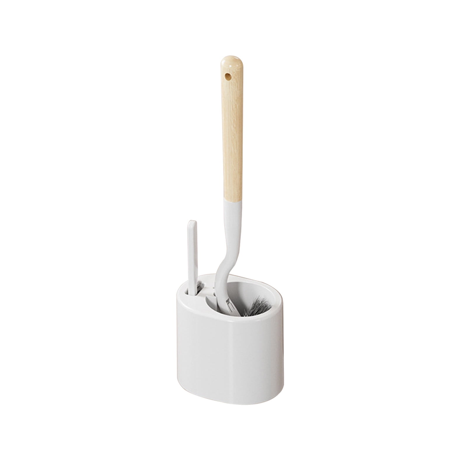 Curved Toilet Bowl Brush and Crevice Cleaning Brushes Set, Bathroom ...