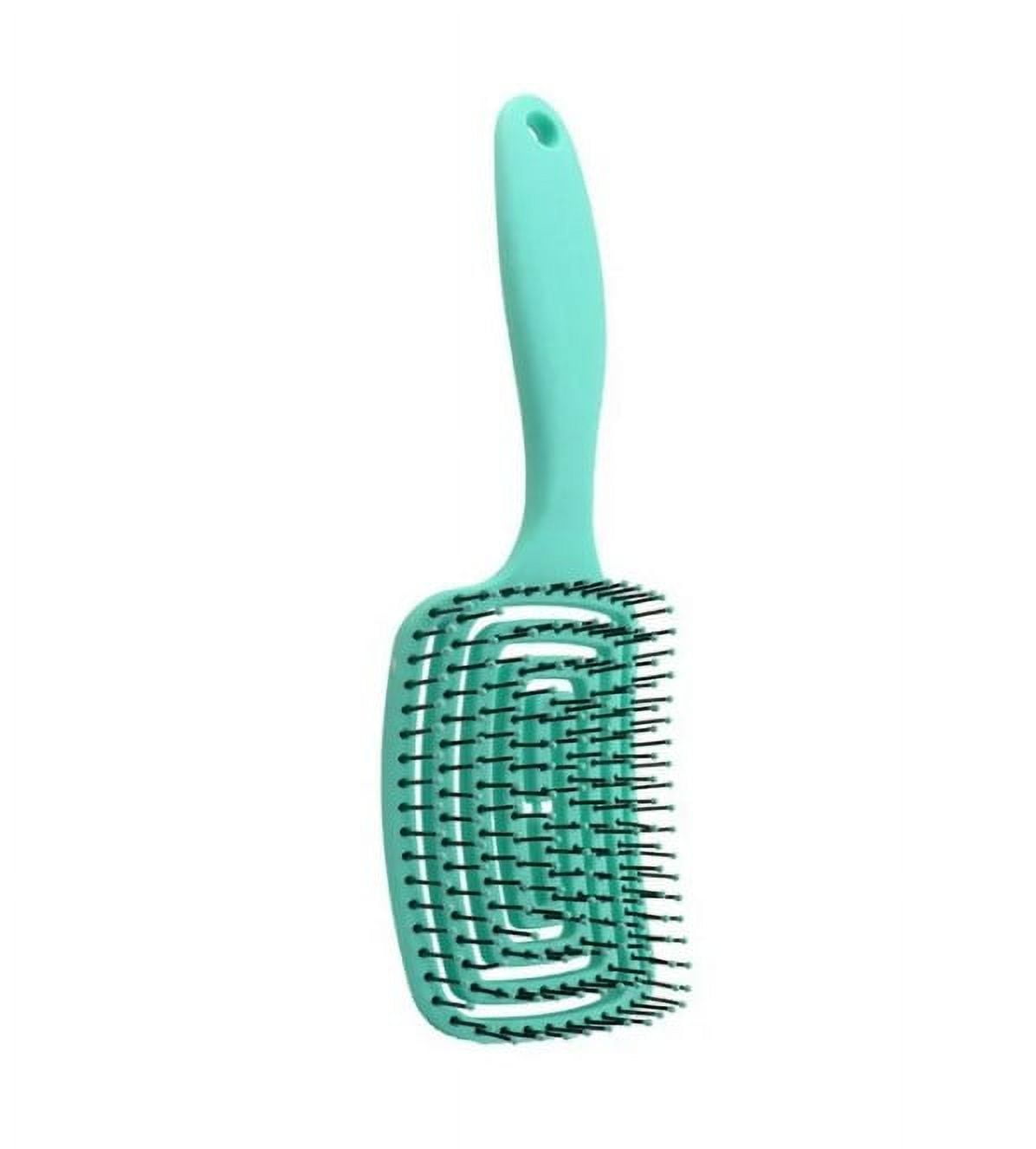 HitUpon Curved Vented Hair Brush, Anti Frizz Detangling Brush for Long ...