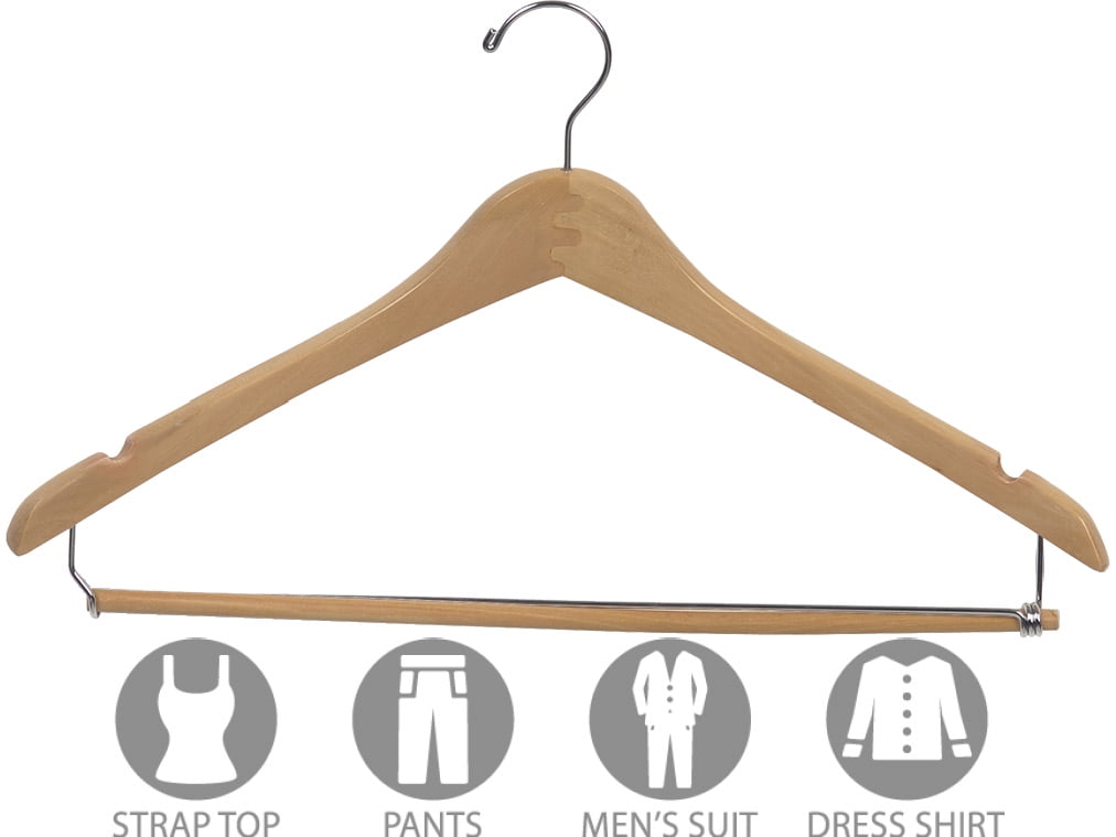 Free Shipping! The Great American Hanger Company Curved Wood Suit ...