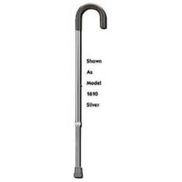 Curved handle adjustable aluminum cane, 6ea HSA/FSA Eligible - Walmart.com