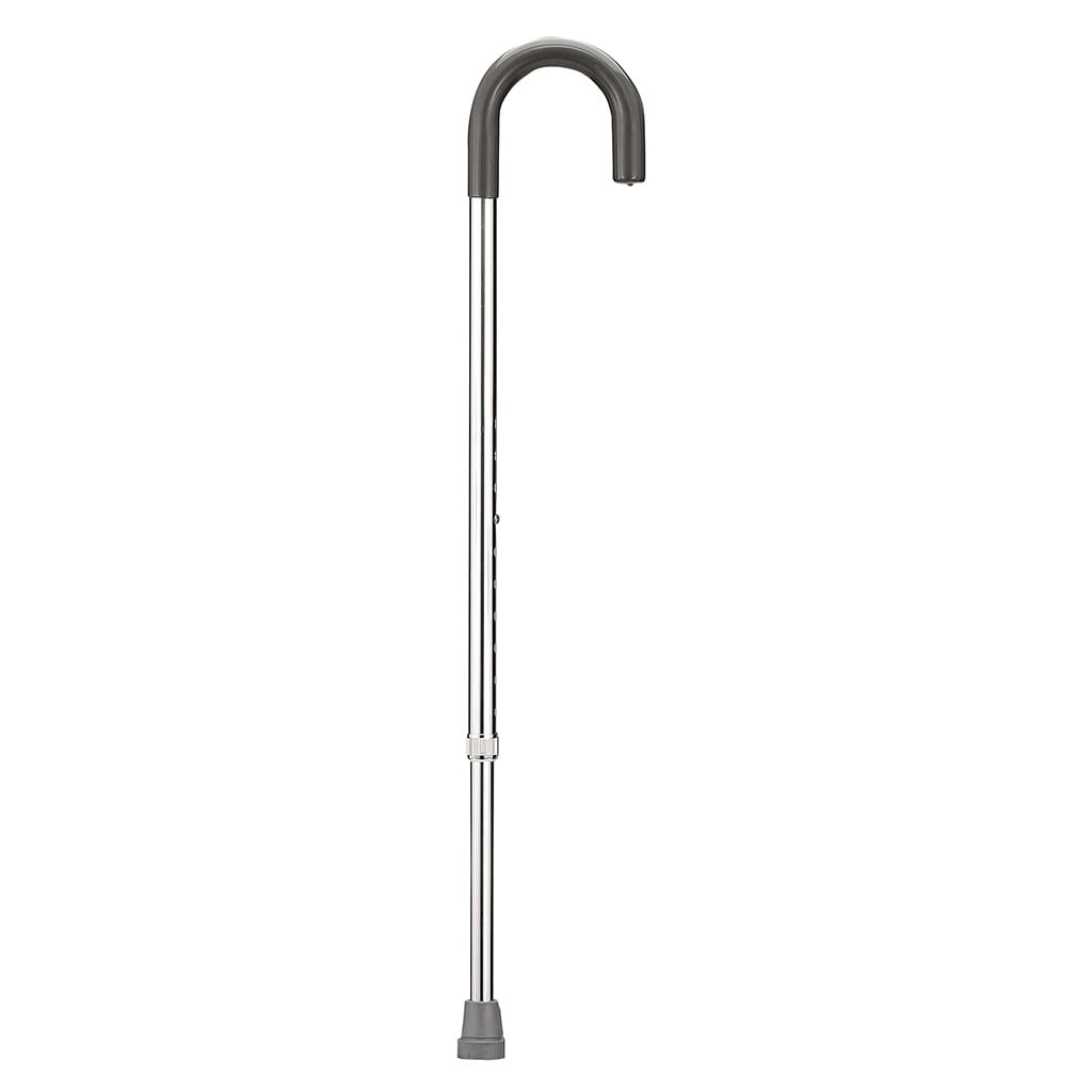Curved handle adjustable aluminum cane, 6ea HSA/FSA Eligible - Walmart.com