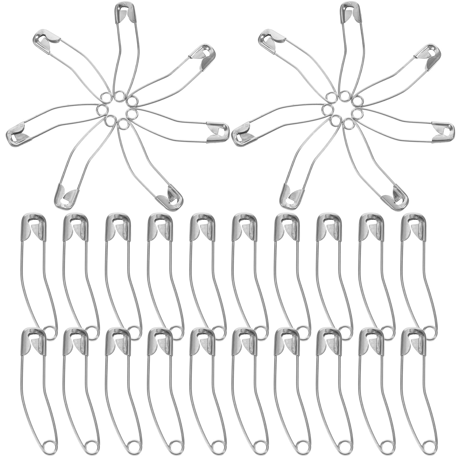 Homoyoyo 200Pcs Curved Stainless Steel Basting Pins for Sewing and ...