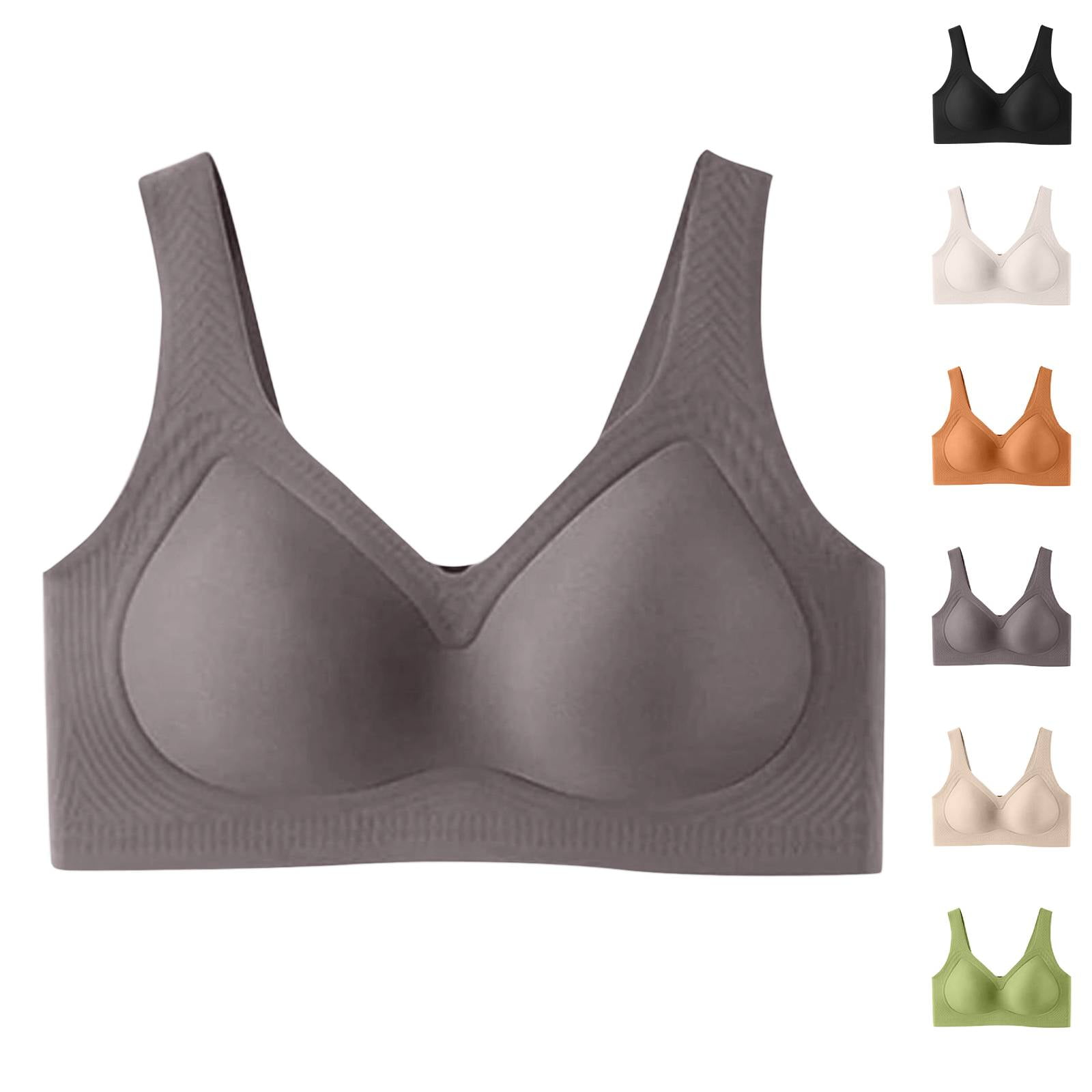 Jelly Bras for Women - Women's Seamless Wireless Supportive Bras Full ...