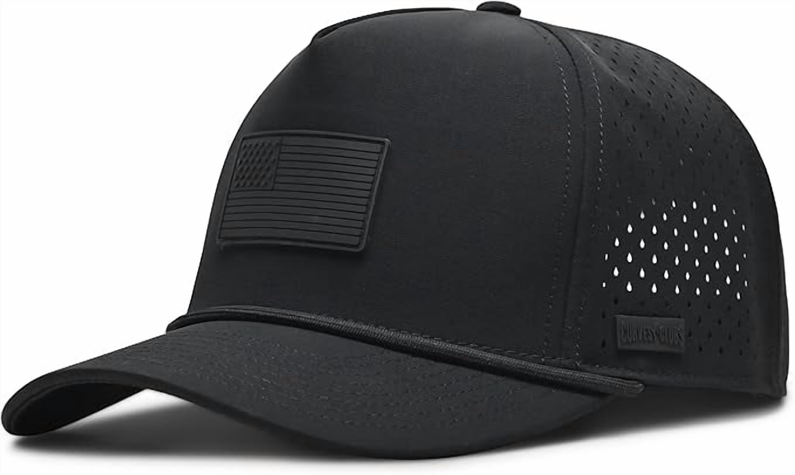 Curves & Clubs USA Golf Rope Hat – American Flag Golf Cap, Performance ...