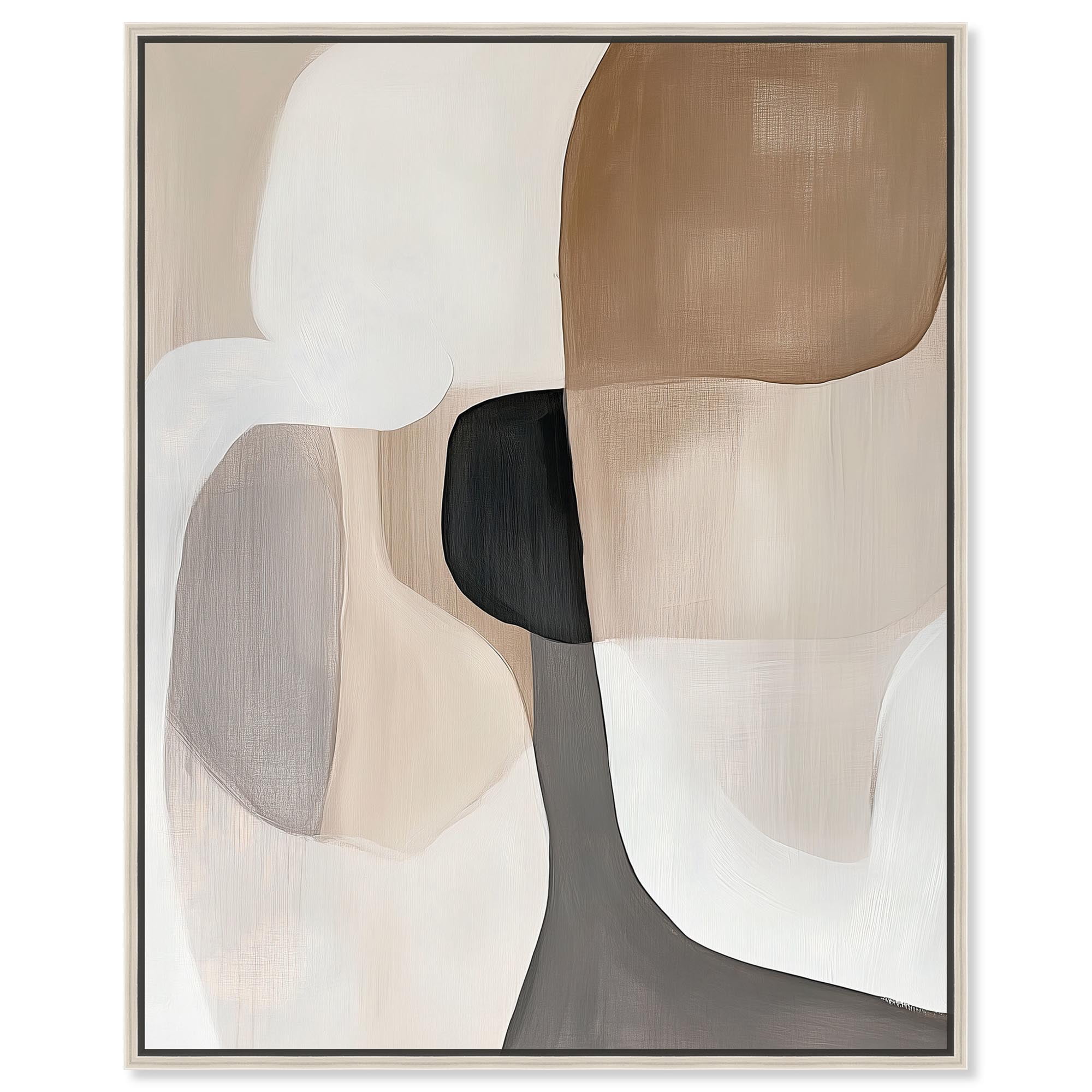 Curvilinear Composition II Canvas Abstract Shape Boho by Art Remedy ...