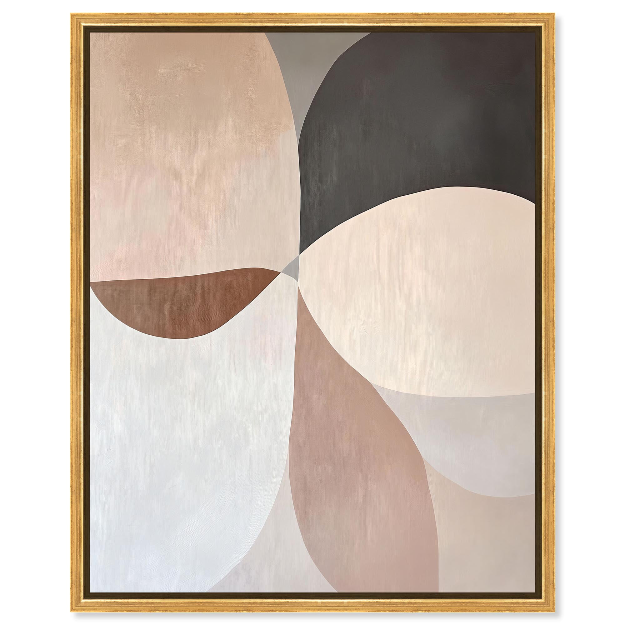 Curvilinear Quadrants III Canvas Print Boho Art by Art Remedy, Gold ...