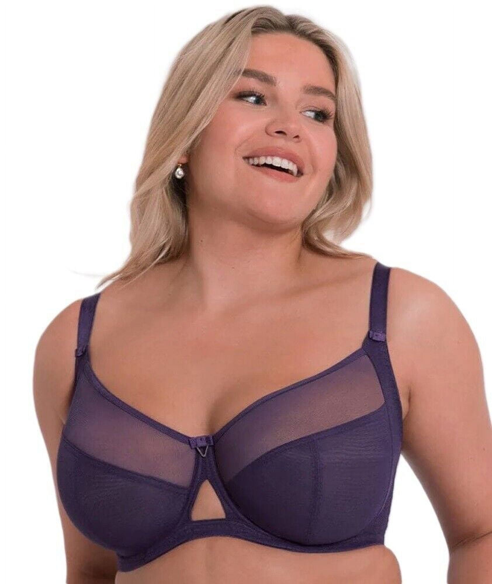 Curvy Kate Victory Balcony Bra -CK9001 (Deep Purple, 34G) - Walmart.com