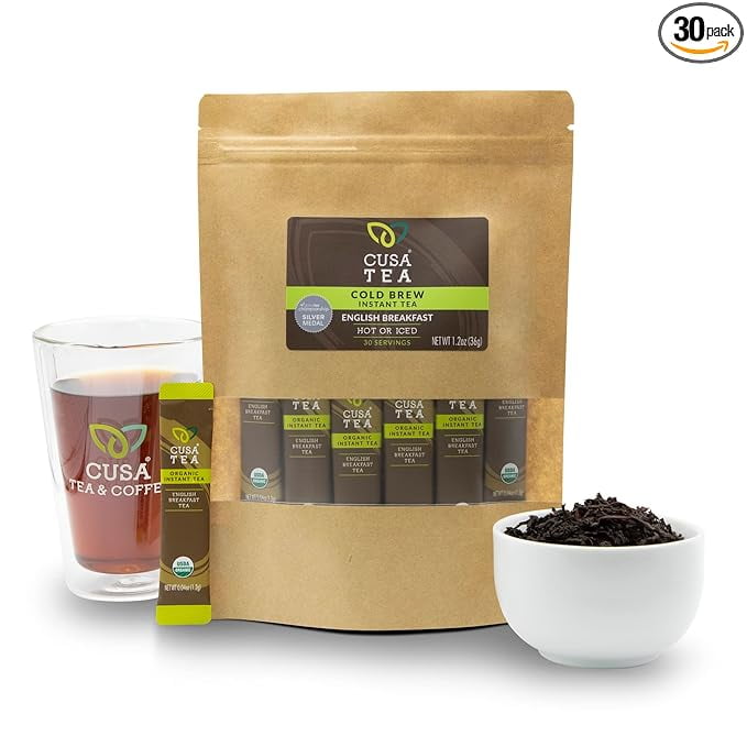 Cusa Tea & Coffee | Premium Instant English Breakfast Tea With Real ...