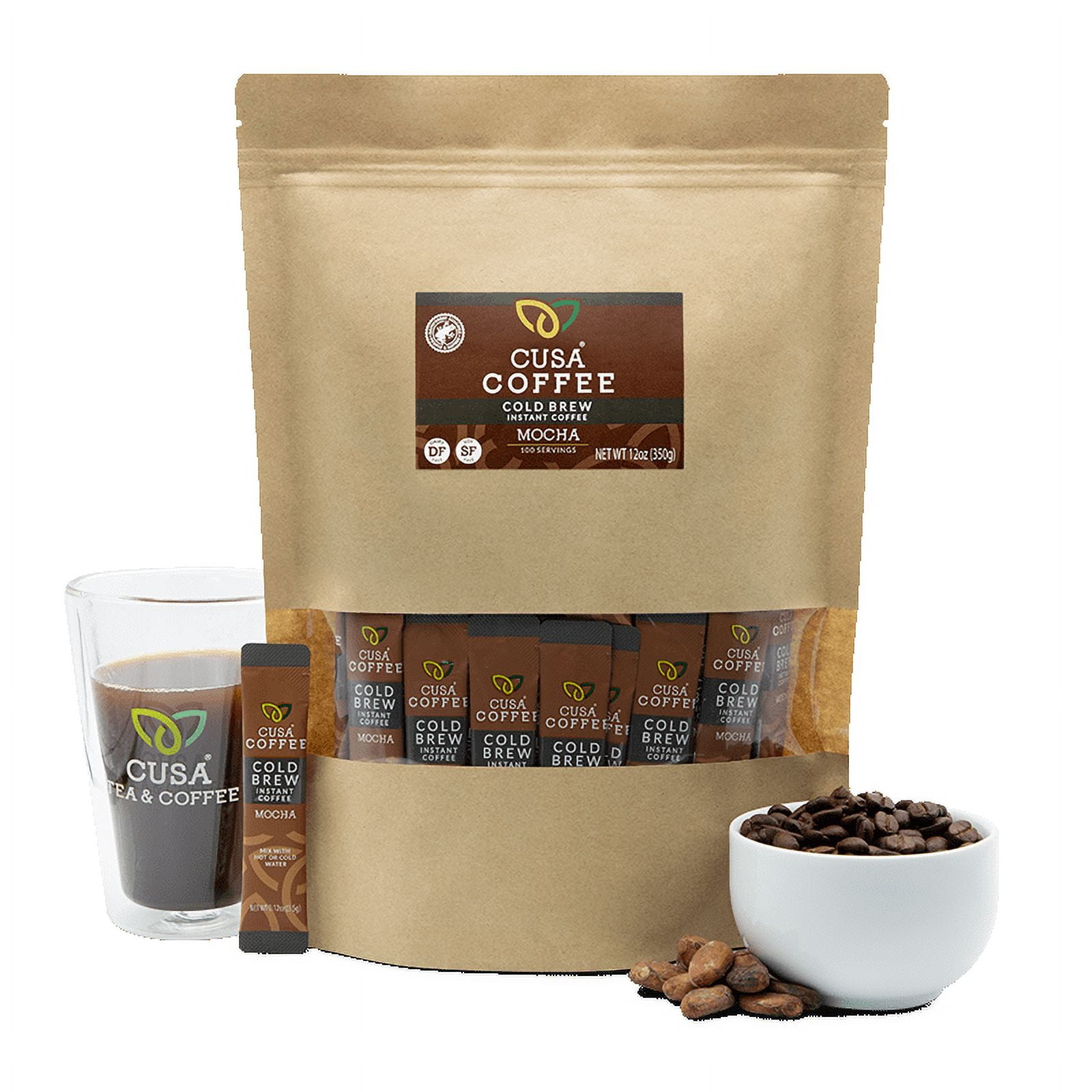Cusa Tea & Coffee | Premium Instant Mocha | Rainforest Alliance ...