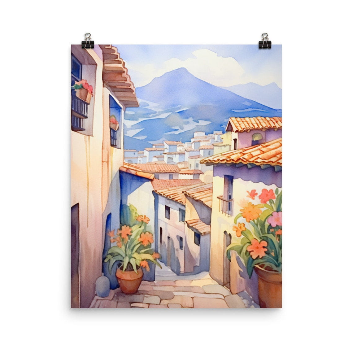 Cusco Peru Print, Andean Cityscape Wall Art, South America Poster ...