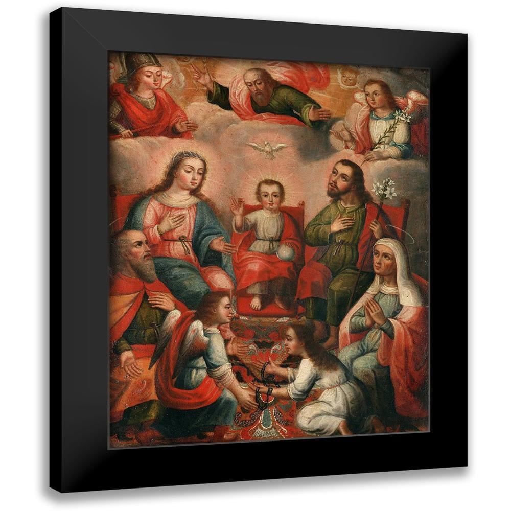 Cusco School 15x18 Black Modern Framed Museum Art Print Titled - The ...