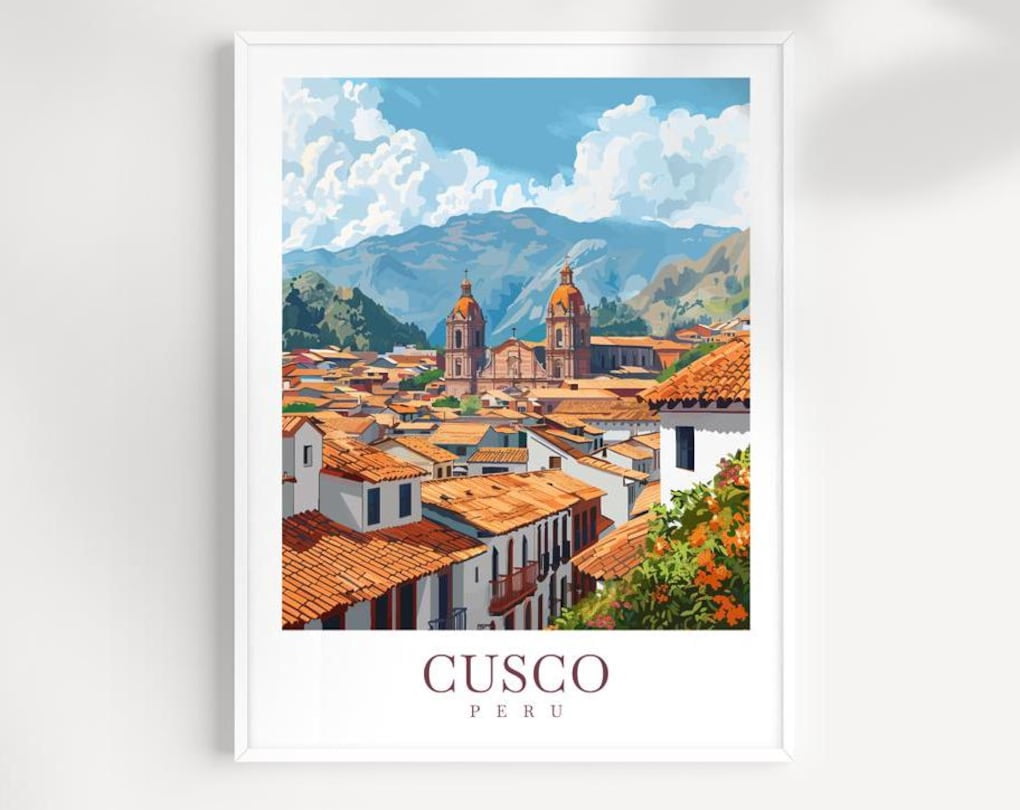 Cusco Travel Print Wall Art Cusco Wall Hanging Home Décor Cusco Gift ...